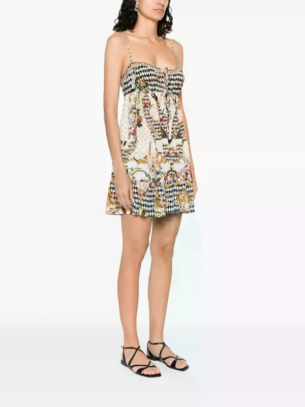 Camilla Printed Silk Dress