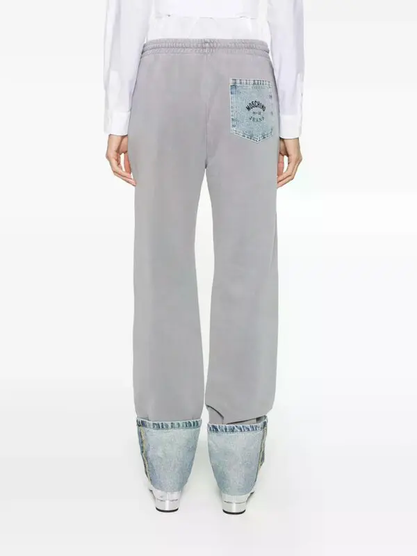 Moschino Denim-trim Trousers