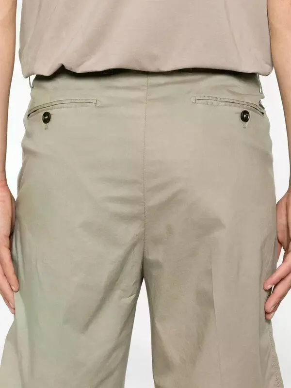 Corneliani Cotton-blend Shorts - Green