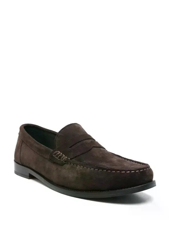 Corneliani Suede Loafers