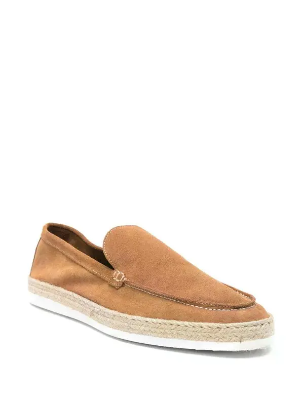 Corneliani Suede Loafers - Brown