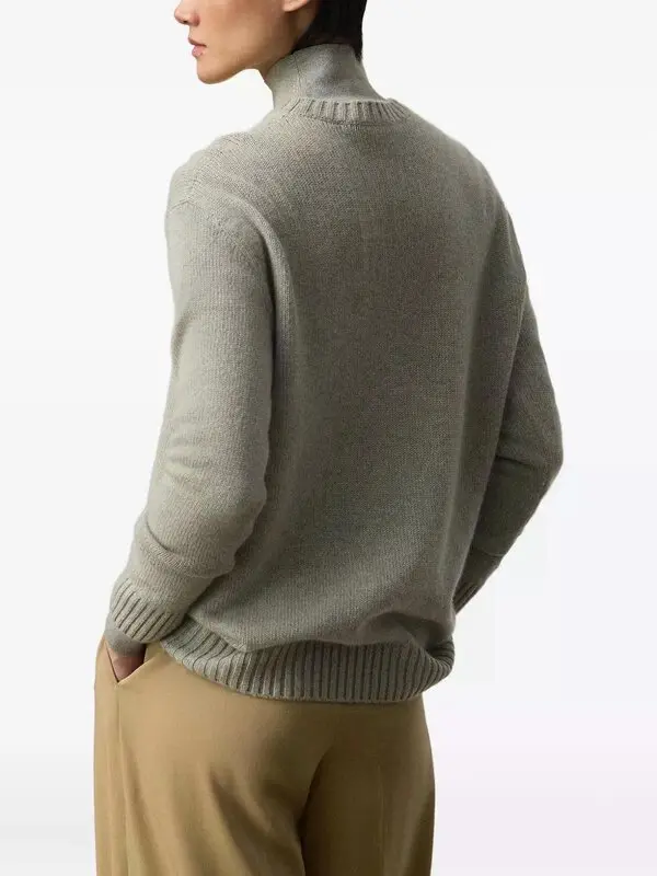 Ralph Lauren Bear-motif Knitted Sweater - Grey