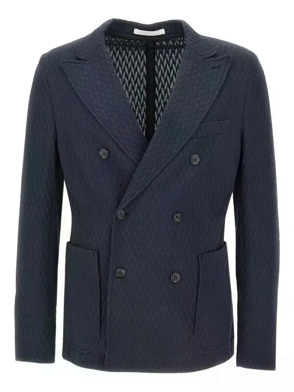PAOLO PECORA Patterned-jacquard Blazer