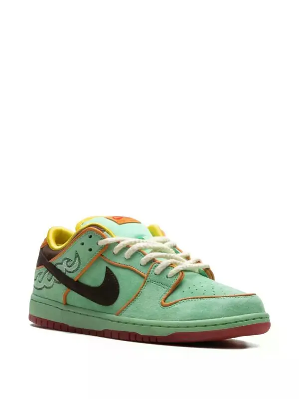 Nike X Bhm Dunk Low Rodeo Tourmaline Sneakers Green Editorialist