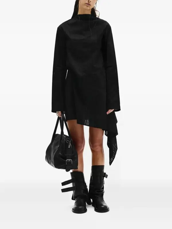 ANN DEMEULEMEESTER Halvi Draped Shirt Dress