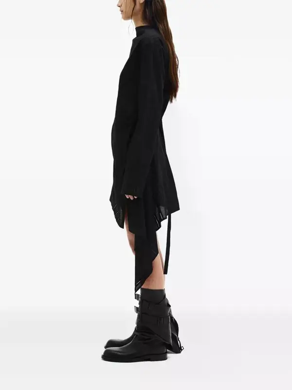ANN DEMEULEMEESTER Halvi Draped Shirt Dress