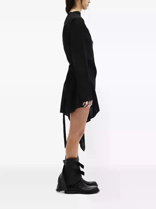 ANN DEMEULEMEESTER Halvi Draped Shirt Dress