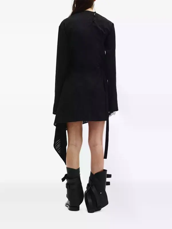 ANN DEMEULEMEESTER Halvi Draped Shirt Dress
