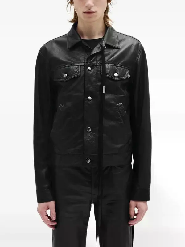 ANN DEMEULEMEESTER Leather Jacket