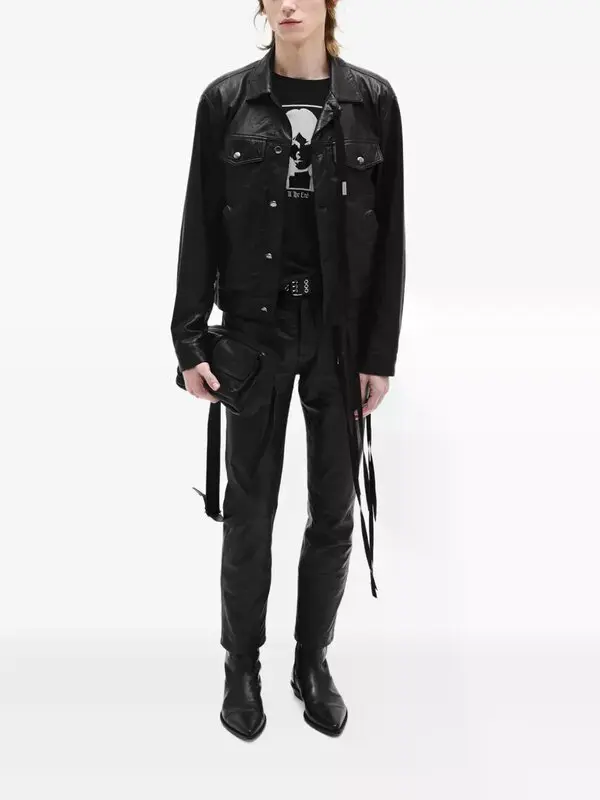 ANN DEMEULEMEESTER Leather Jacket
