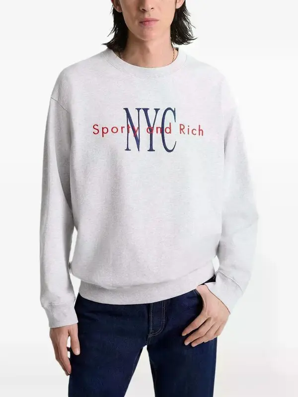 Sporty & Rich Cotton Sweatshirt