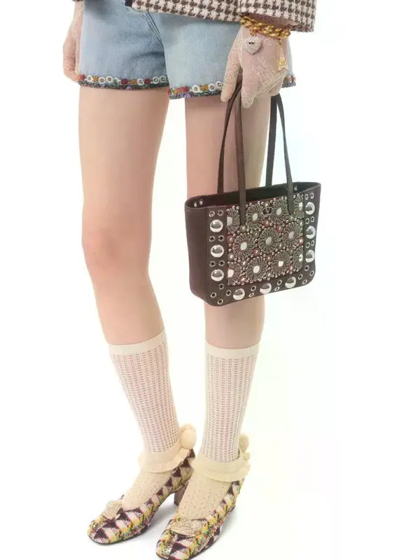 Valentino Garavani Nellcôte Mini Tote - Brown
