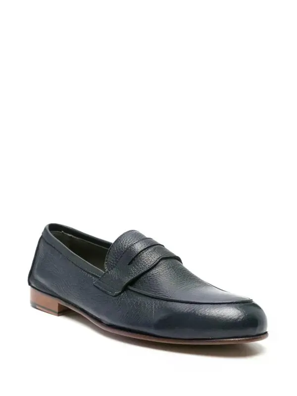 Corneliani Leather Loafers