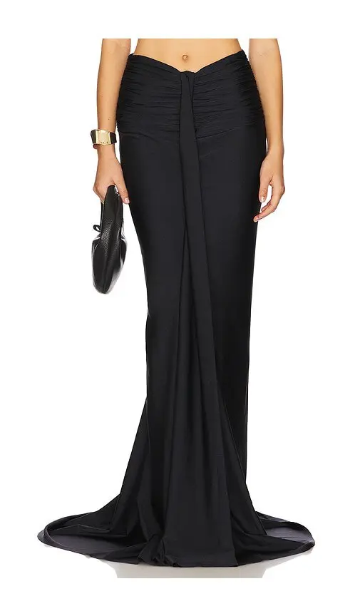 SHANI SHEMER Marcella Maxi Skirt - Black