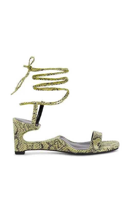 Jeffrey Campbell Reversed Sandal - Green