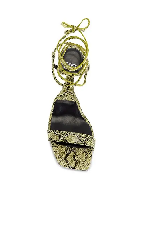 Jeffrey Campbell Reversed Sandal - Green