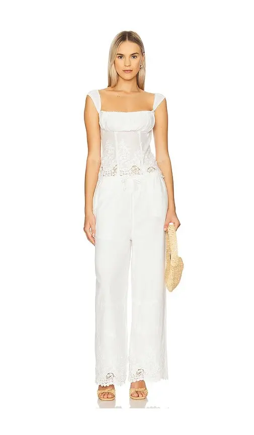 WeWoreWhat Wide Strap Corset