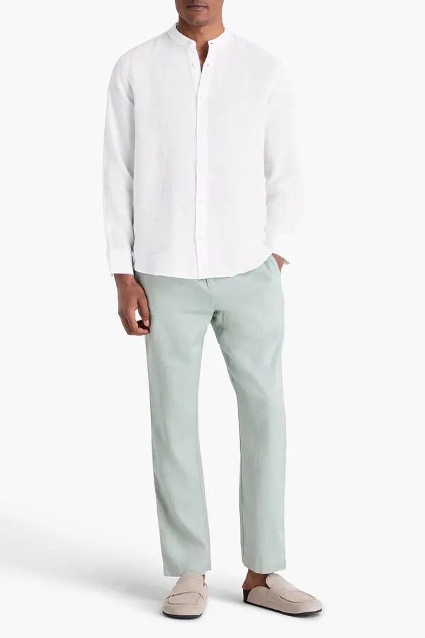Frescobol Carioca Jorge Linen Shirt - White