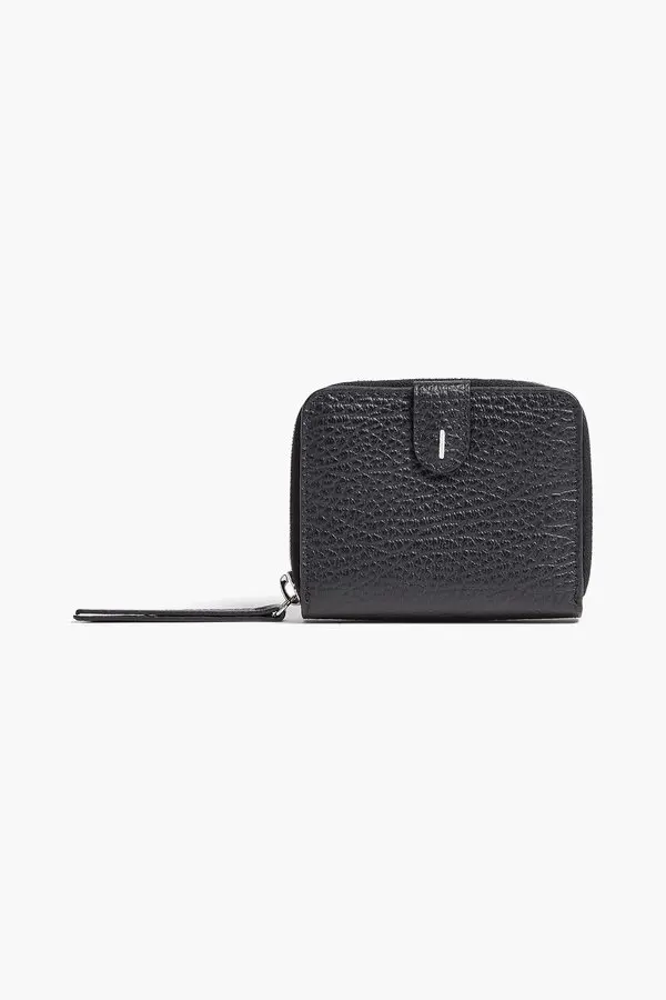MAISON MARGIELA Pebbledleather Wallet - Black