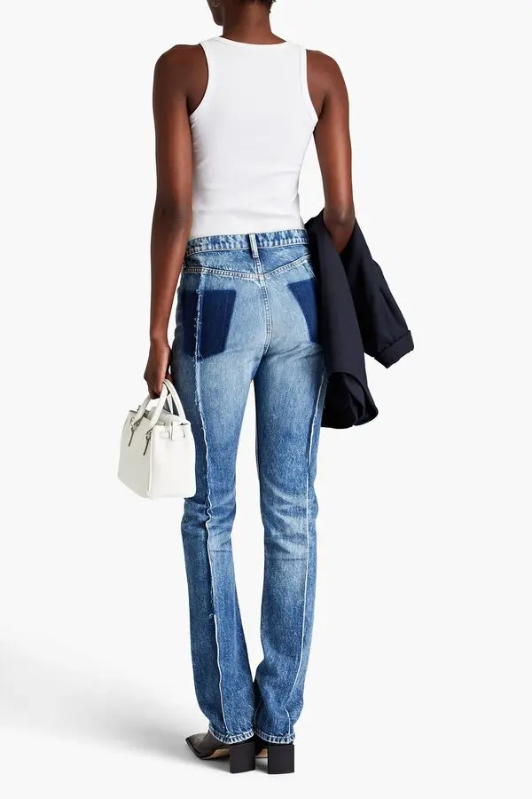 MAISON MARGIELA Faded High-rise Straight-leg Jeans