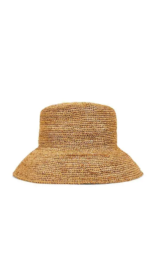 CASA CLARA Sydney Bucket Hat - Brown Rattan
