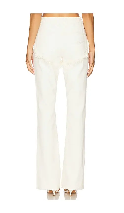 SEROYA Dahlia Frayed Bootcut Jeans