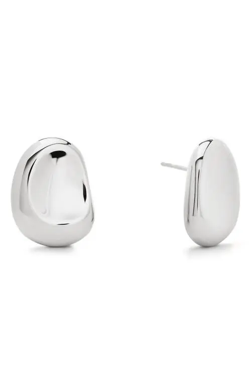 Monica Vinader Aria Stud Earrings - Sterling Silver