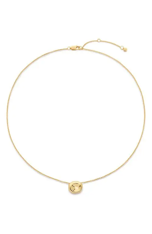 Monica Vinader Aria Pendant Necklace - 18k Gold Vermeil