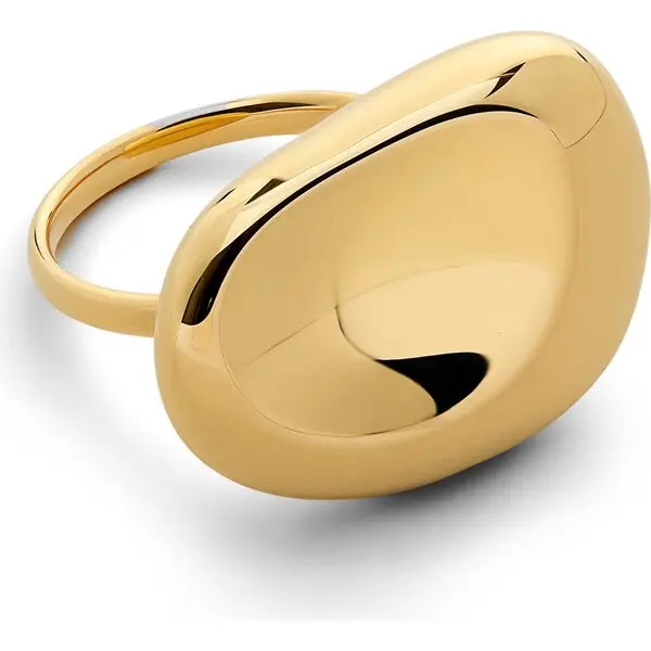Monica Vinader Aria Stacking Ring - 18k Gold Vermeil