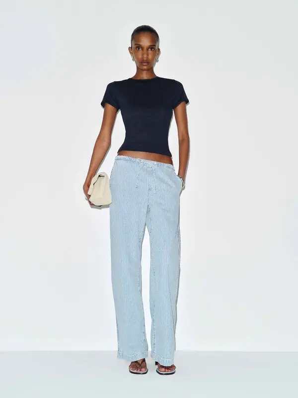 REFORMATION Lucas Pointelle Top - Blue