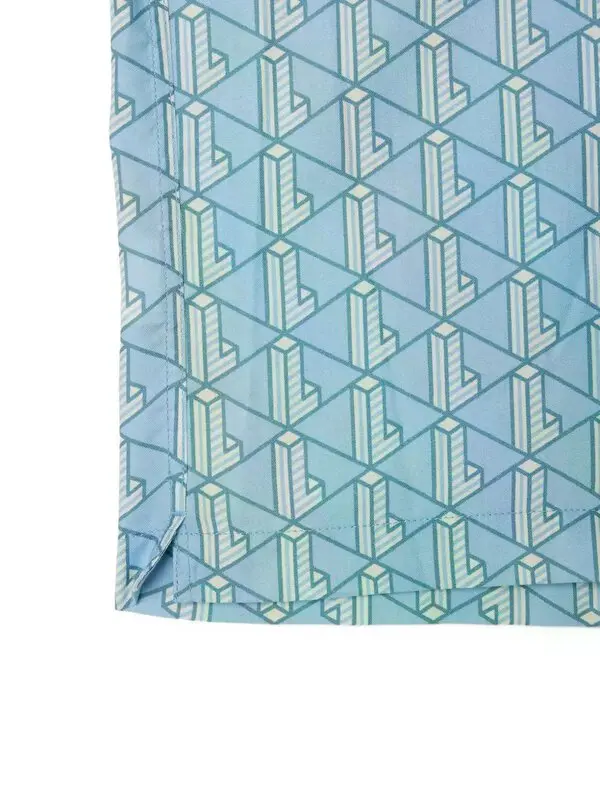 Lacoste Monogram-pattern Shirt