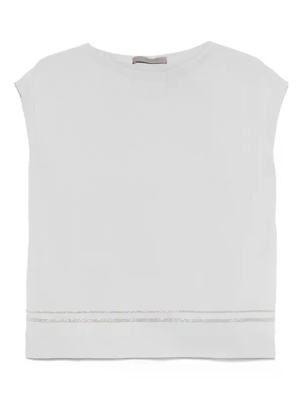 D.exterior Contrast-detail Tank Top