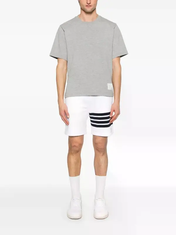 Thom Browne Rwb Stripe-detail T-shirt