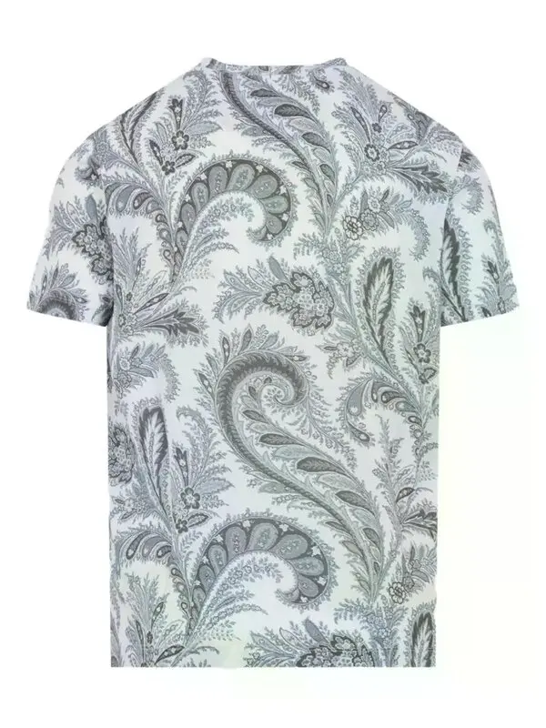 Etro Paisley-print T-shirt - Grey