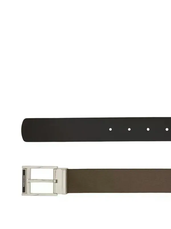 FERRAGAMO Reversible Leather Belt