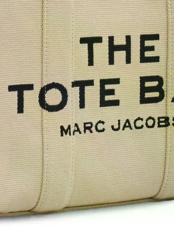 Marc Jacobs Medium Tote Bag With Logo Detail - Neutrals