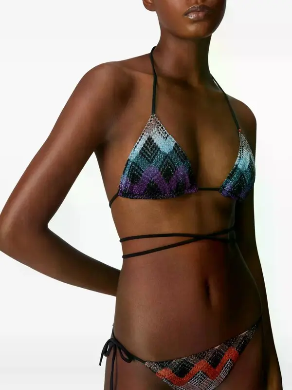 Missoni Zigzag-pattern Bikini - Black
