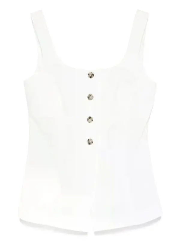 Paul Smith Linen Top - White