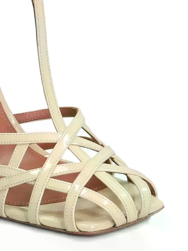 CASTAGNA 100mm Lidia Sandals - Neutrals