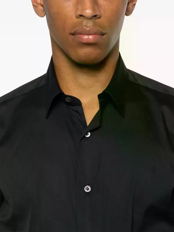 MAZZARELLI Button-down Shirt - Black