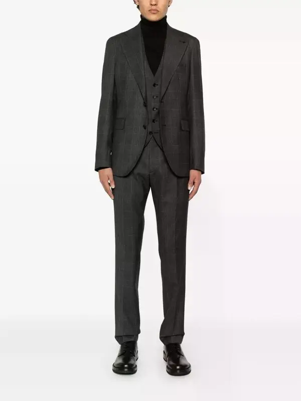 Tagliatore Virgin-wool Three-piece Suit