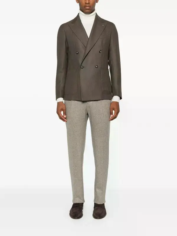 Tagliatore Wool Double-breasted Blazer