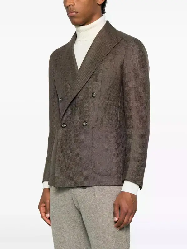 Tagliatore Wool Double-breasted Blazer