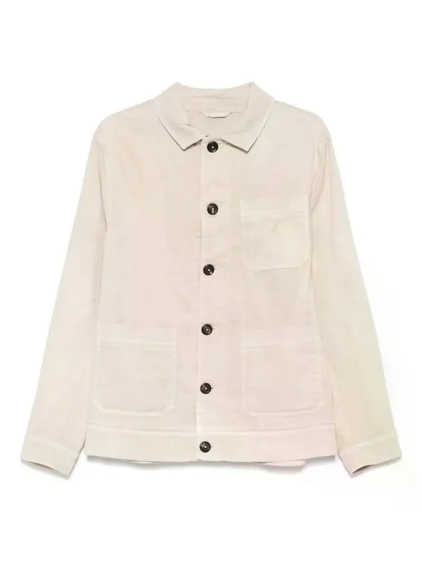 CIRCOLO 1901 Linen-blend Shirt Jacket - Neutrals