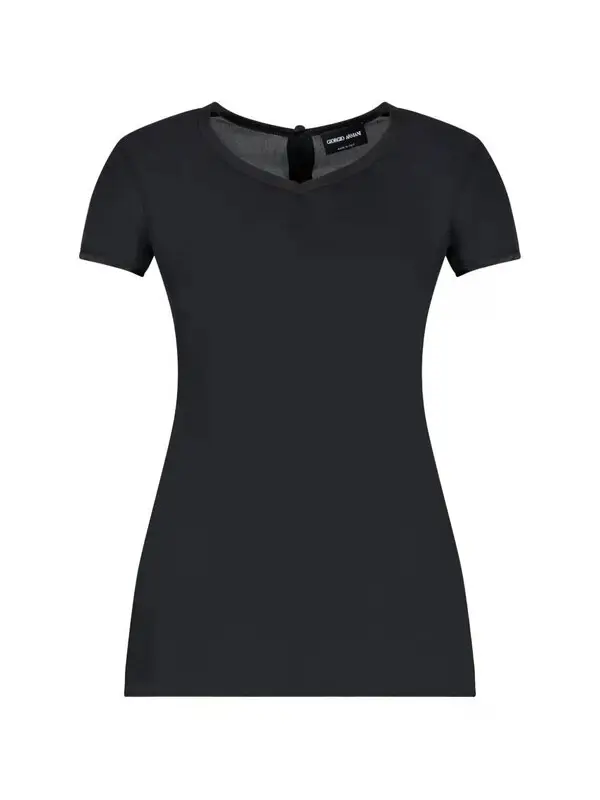 Giorgio Armani Cotton T-shirt - Black