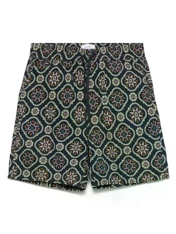 LES DEUX Otto Printed Shorts