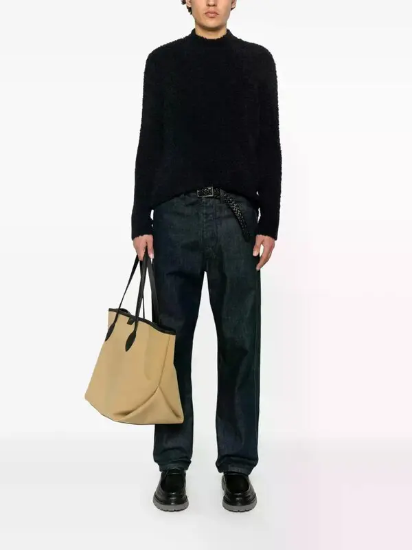Tagliatore Virgin Wool-blend Jumper - Blue