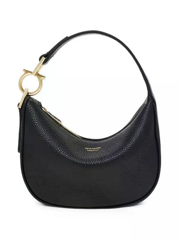 FERRAGAMO Gancini Shoulder Bag Xs - Black