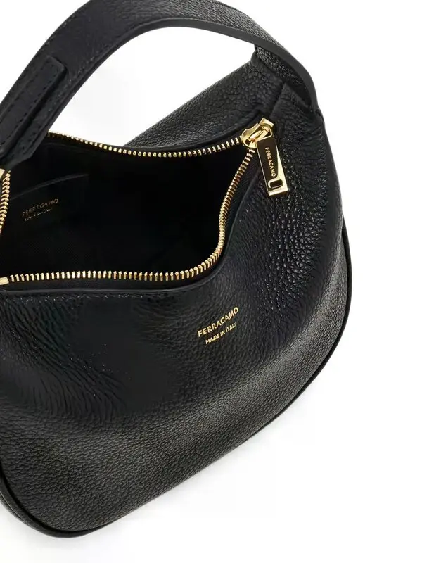 FERRAGAMO Gancini Shoulder Bag Xs - Black