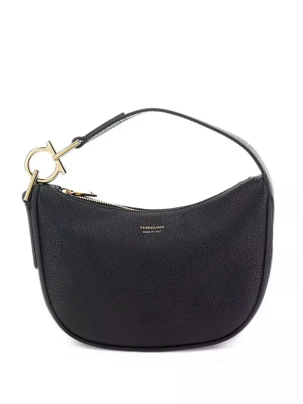 FERRAGAMO Gancini Shoulder Bag Xs - Black